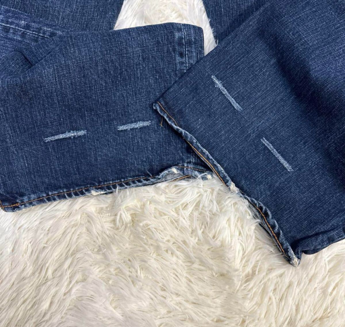 Yahoo!オークション - Prps 紫製品 ダメージ デニムパンツ 38