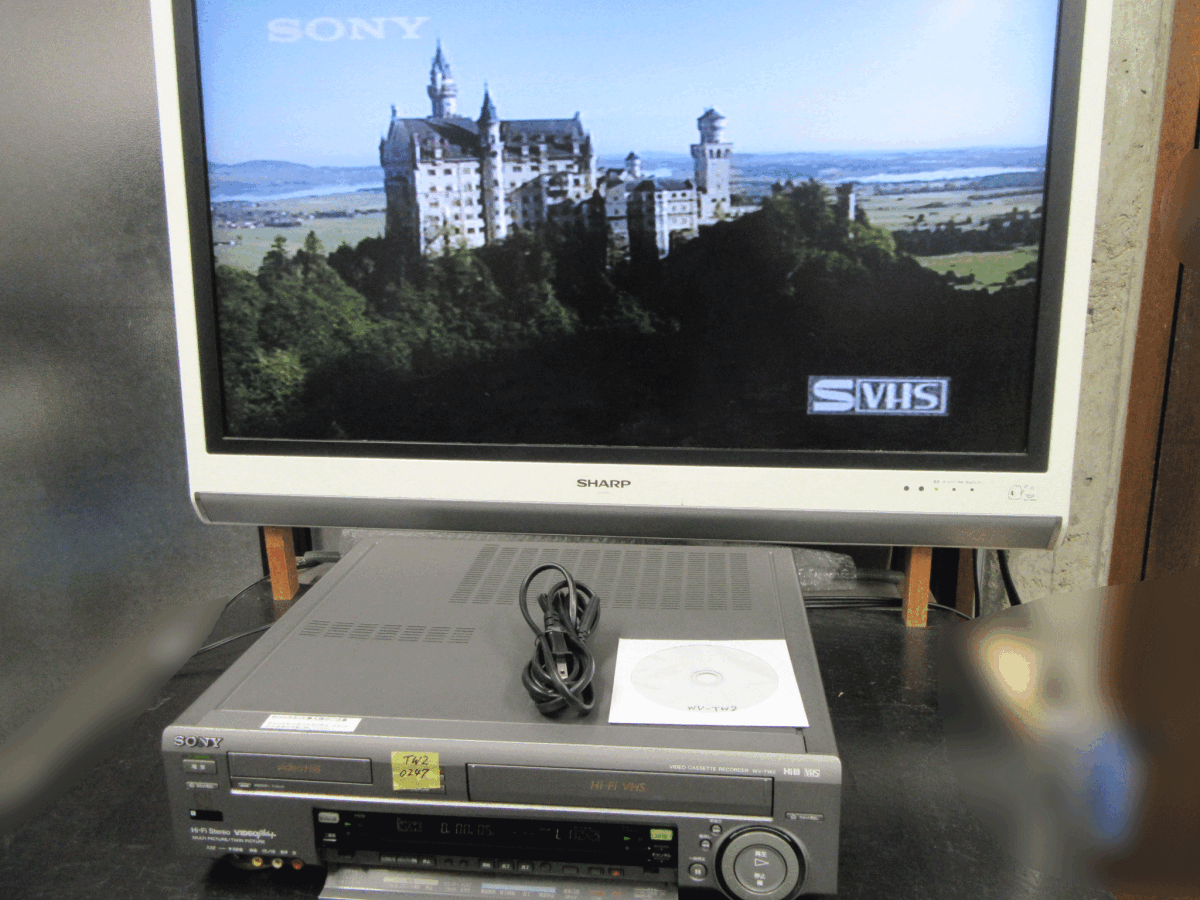 Yahoo!オークション - SONY 高画質Hi8/VHS・整備調整済保証付WV-TW2動...