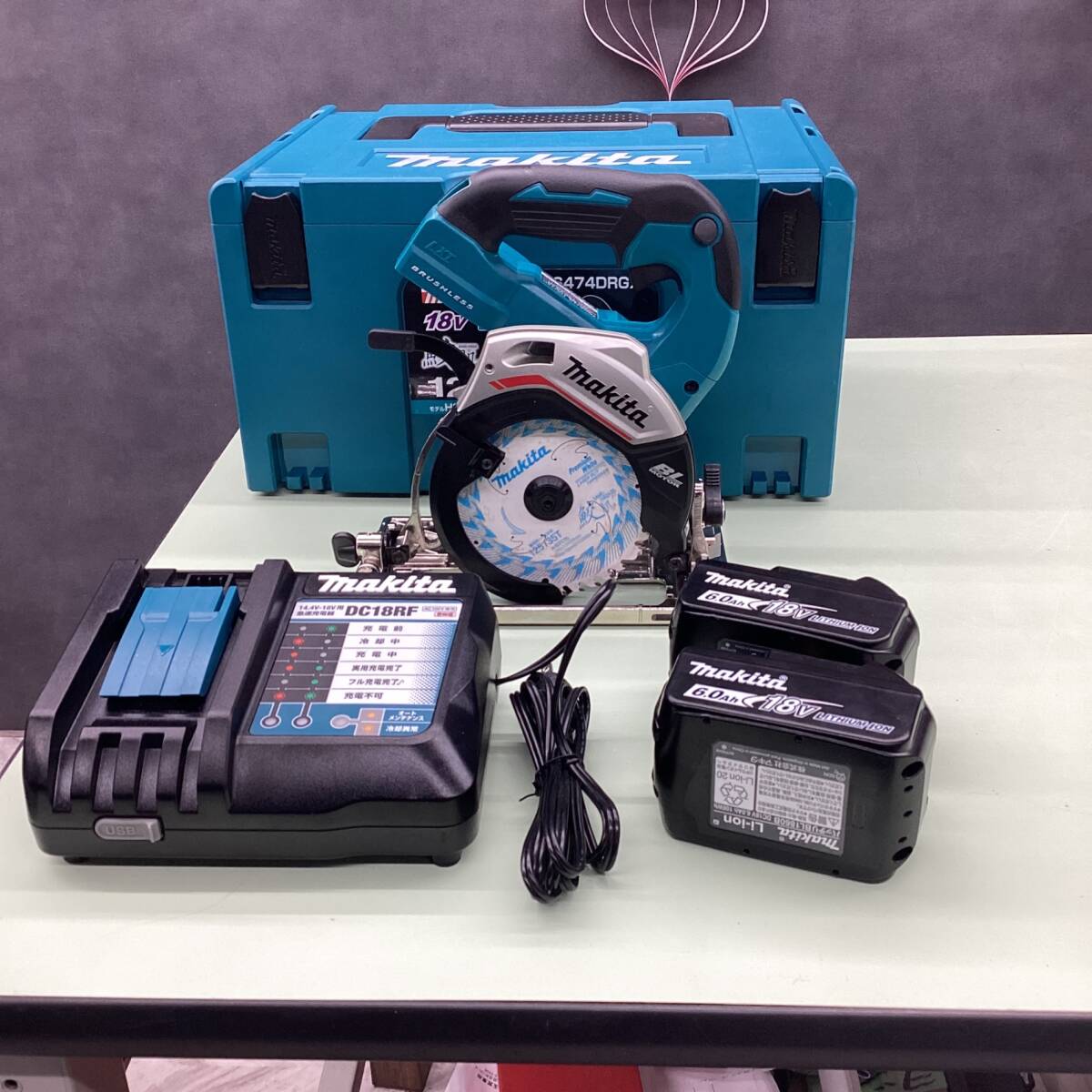 Yahoo!オークション - 19go【美品】 マキタ(makita) コードレス丸のこ ...