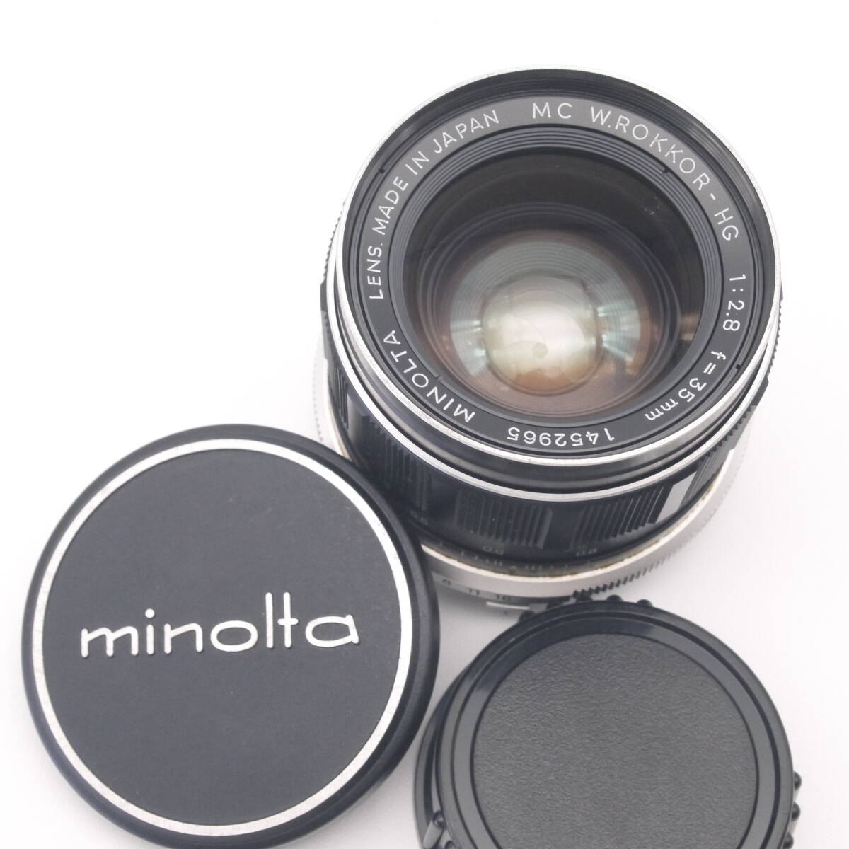 Yahoo!オークション - 美品 Minolta ミノルタ MC W.Rokkor-HG 35mm F2....