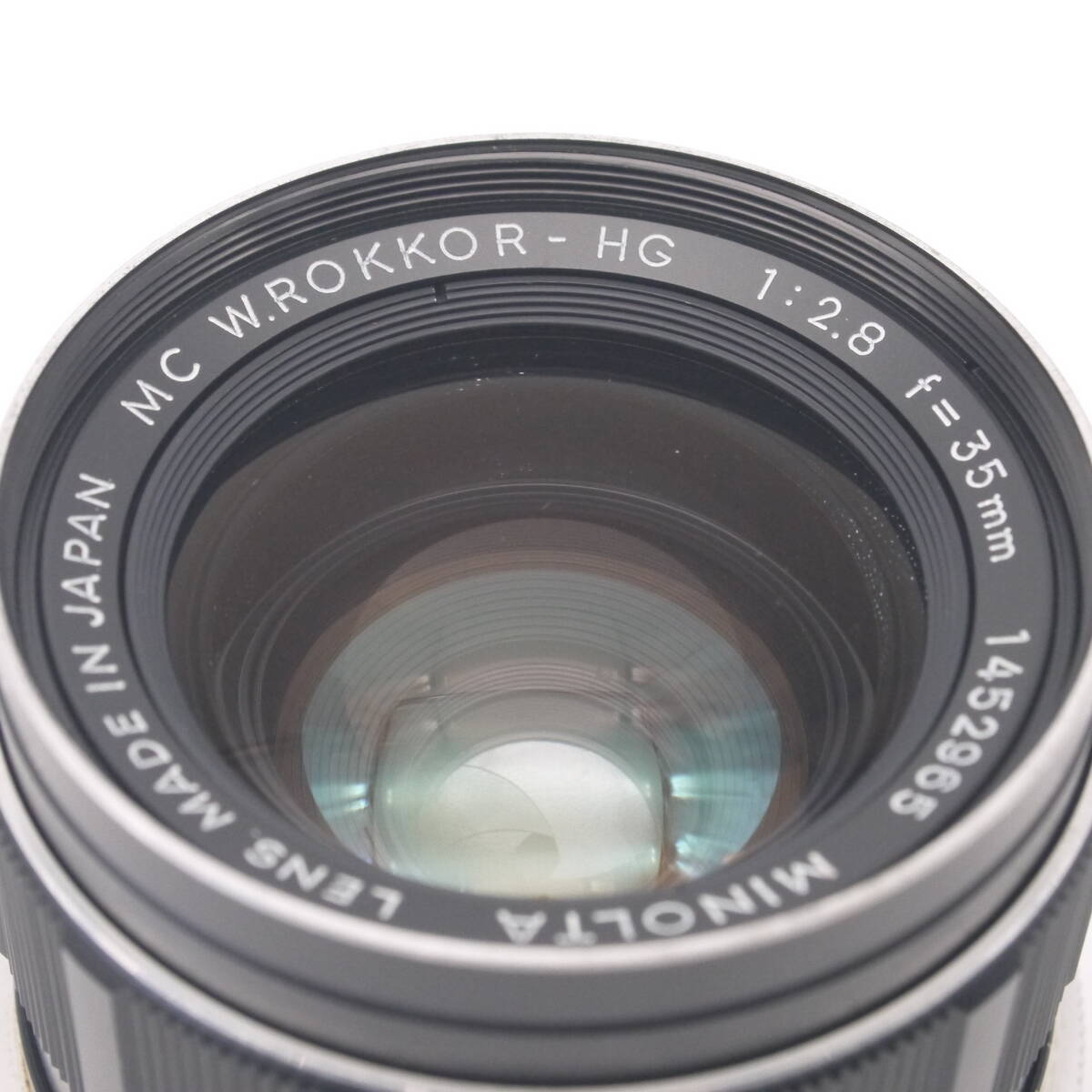 Yahoo!オークション - 美品 Minolta ミノルタ MC W.Rokkor-HG 35mm F2....