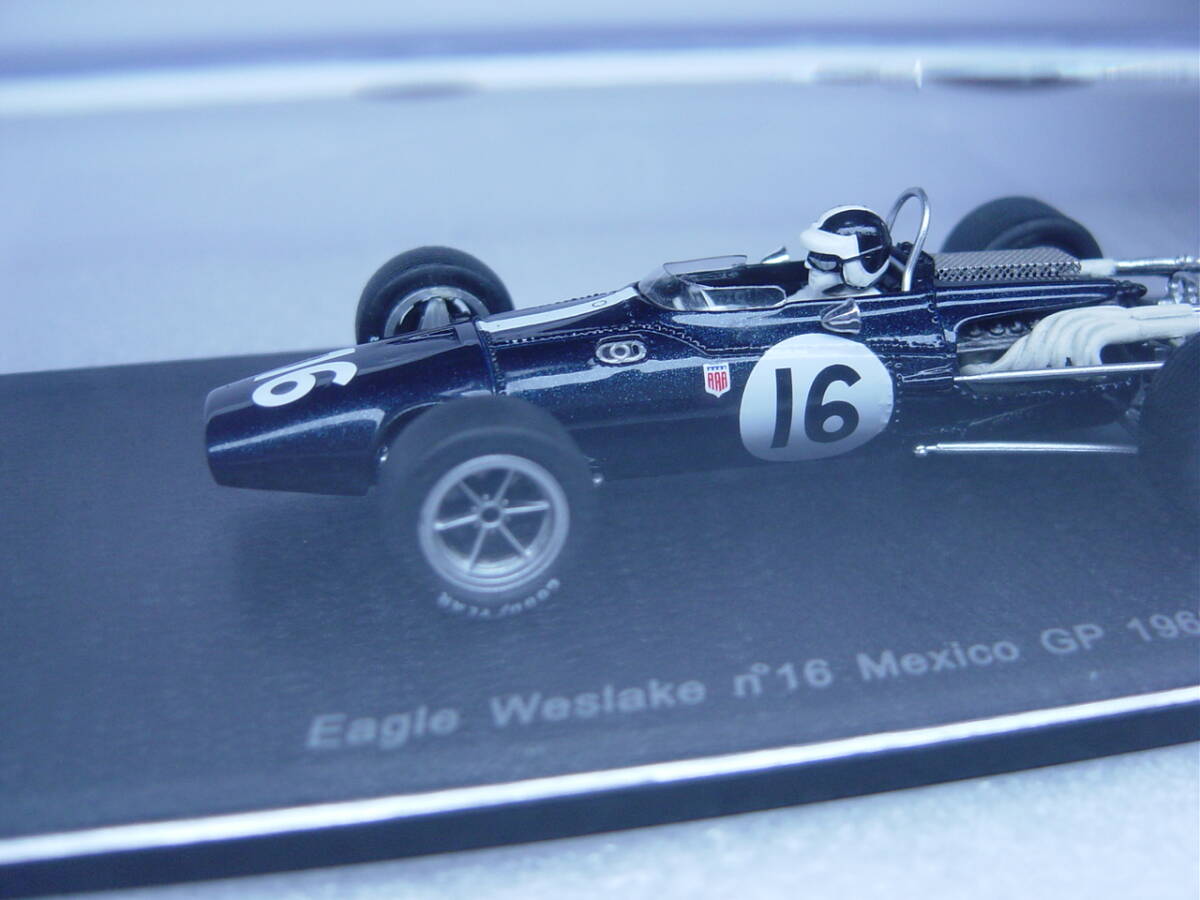 Yahoo!オークション - spark 1/43 Eagle Weslake Mk1 Mexico GP 1966