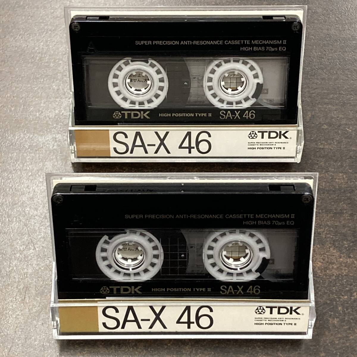 Yahoo!オークション - 274T TDK SA-X 46分 ハイポジ 2本 カセットテー...