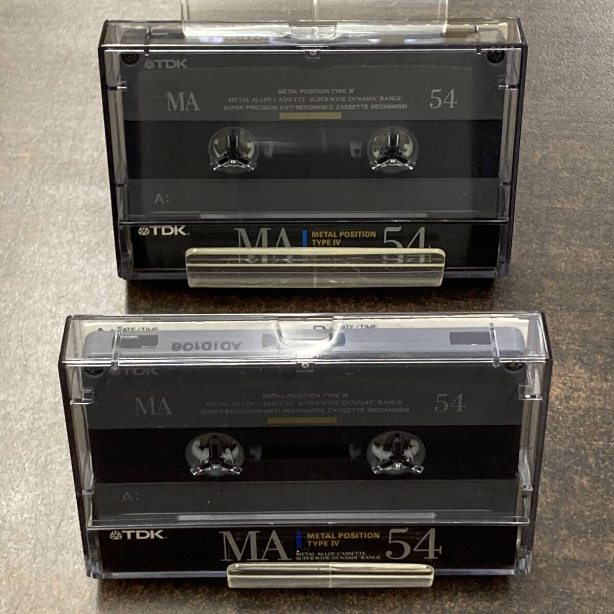 Yahoo!オークション - 275T TDK MA 54分 メタル 2本 カセットテープ/Tw...