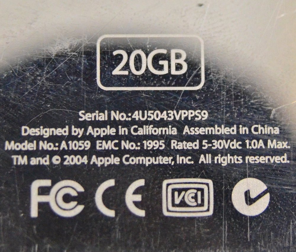訳あり Apple iPod classic A1059 20GB アップル アイポッド クラシック 音楽プレーヤー 不動 ジャンク(iPod classic)｜売買されたオークション情報 ...
