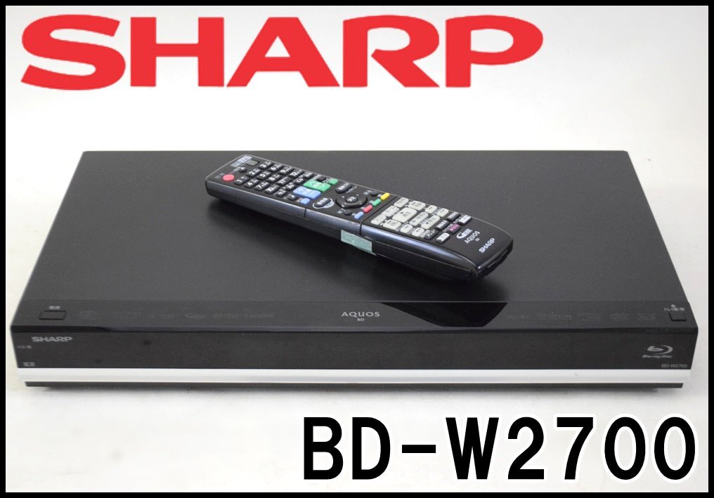 Yahoo!オークション - ジャンク品 SHARP ブルーレイレコーダー BD-W270...