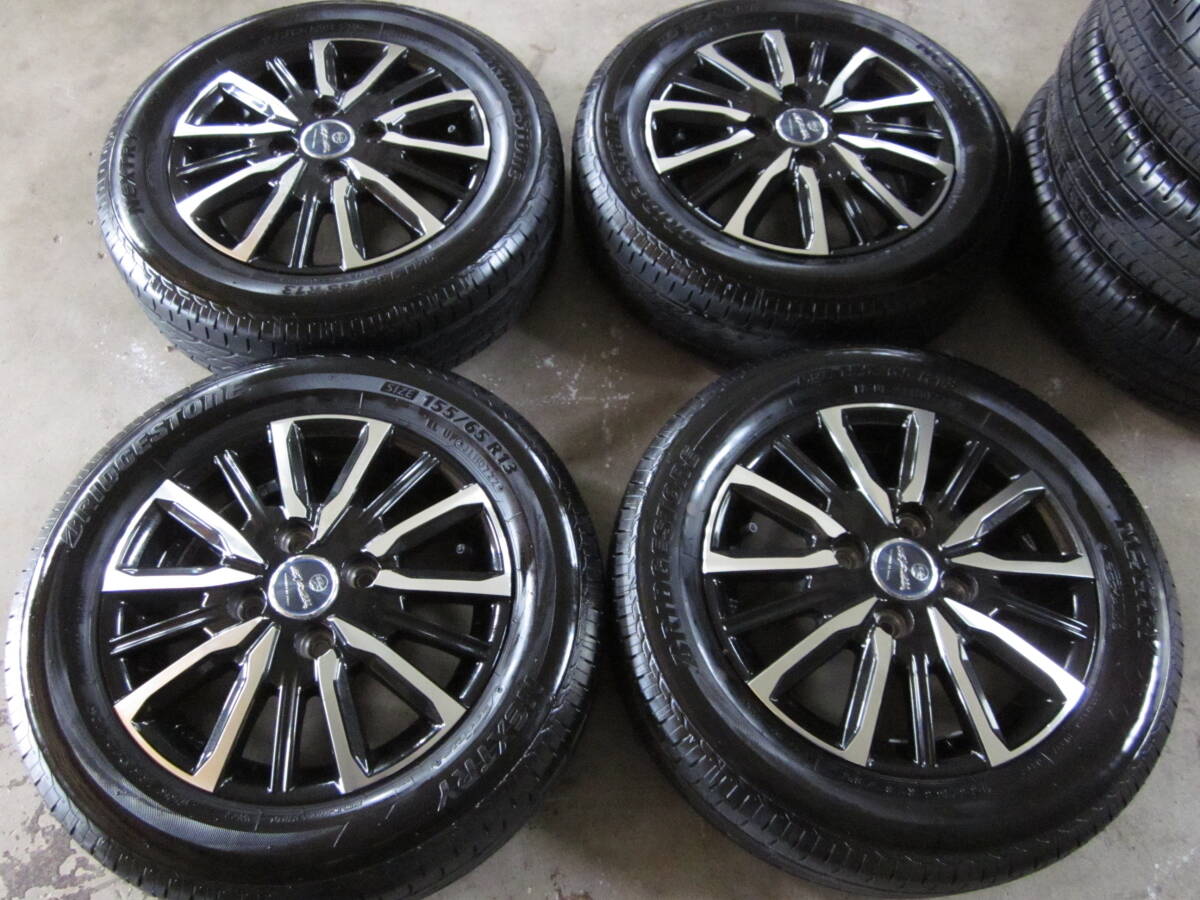 Yahoo!オークション - SK16 軽 13インチ アルミホイール＆155/65R13 ...