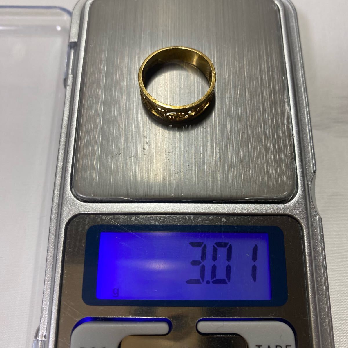 Yahoo!オークション - (O) K18 18金 指輪 リング 総重量約3.01g 刻印あ...