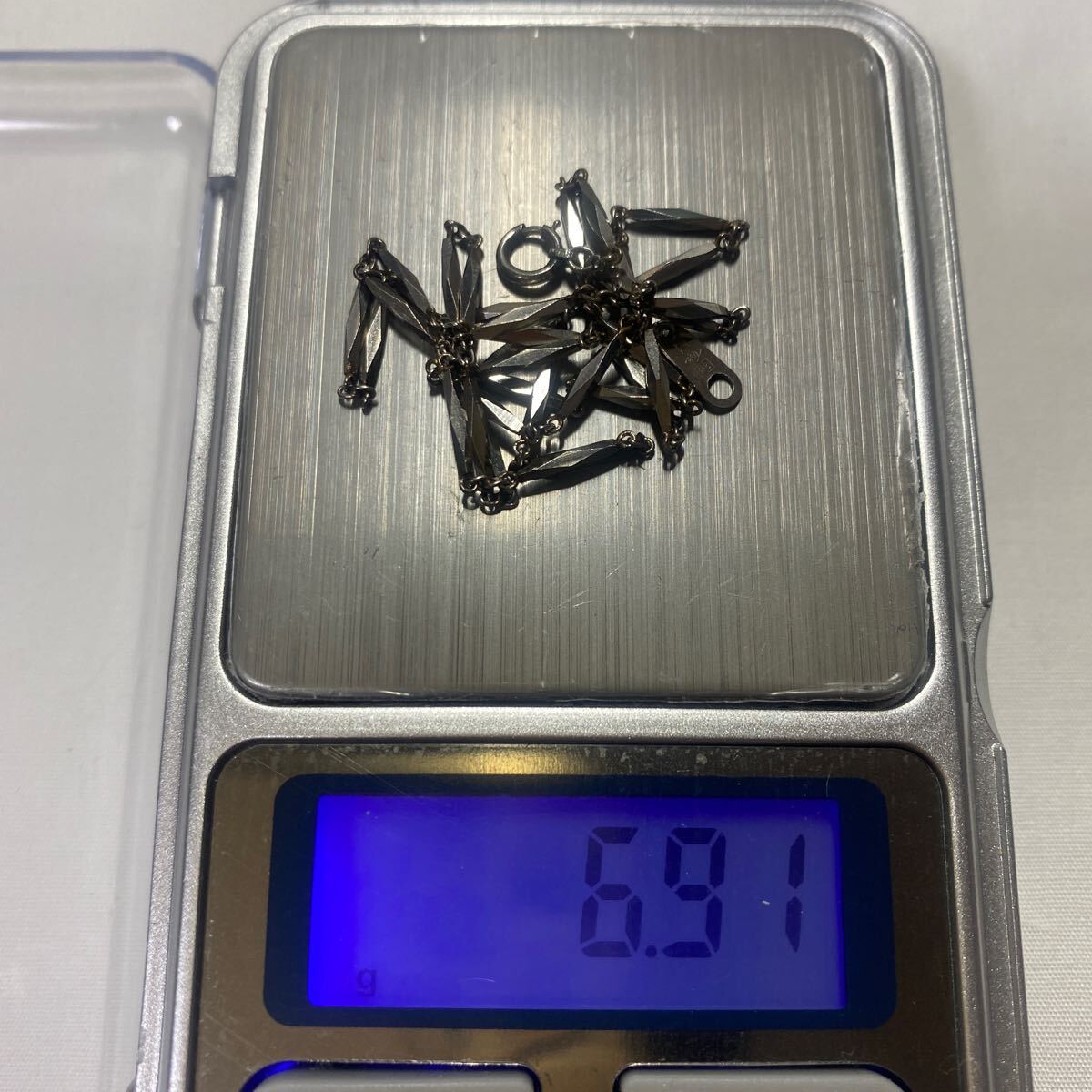 Yahoo!オークション - (O) Pt850 プラチナ850 ネックレス 総重量約6.91...