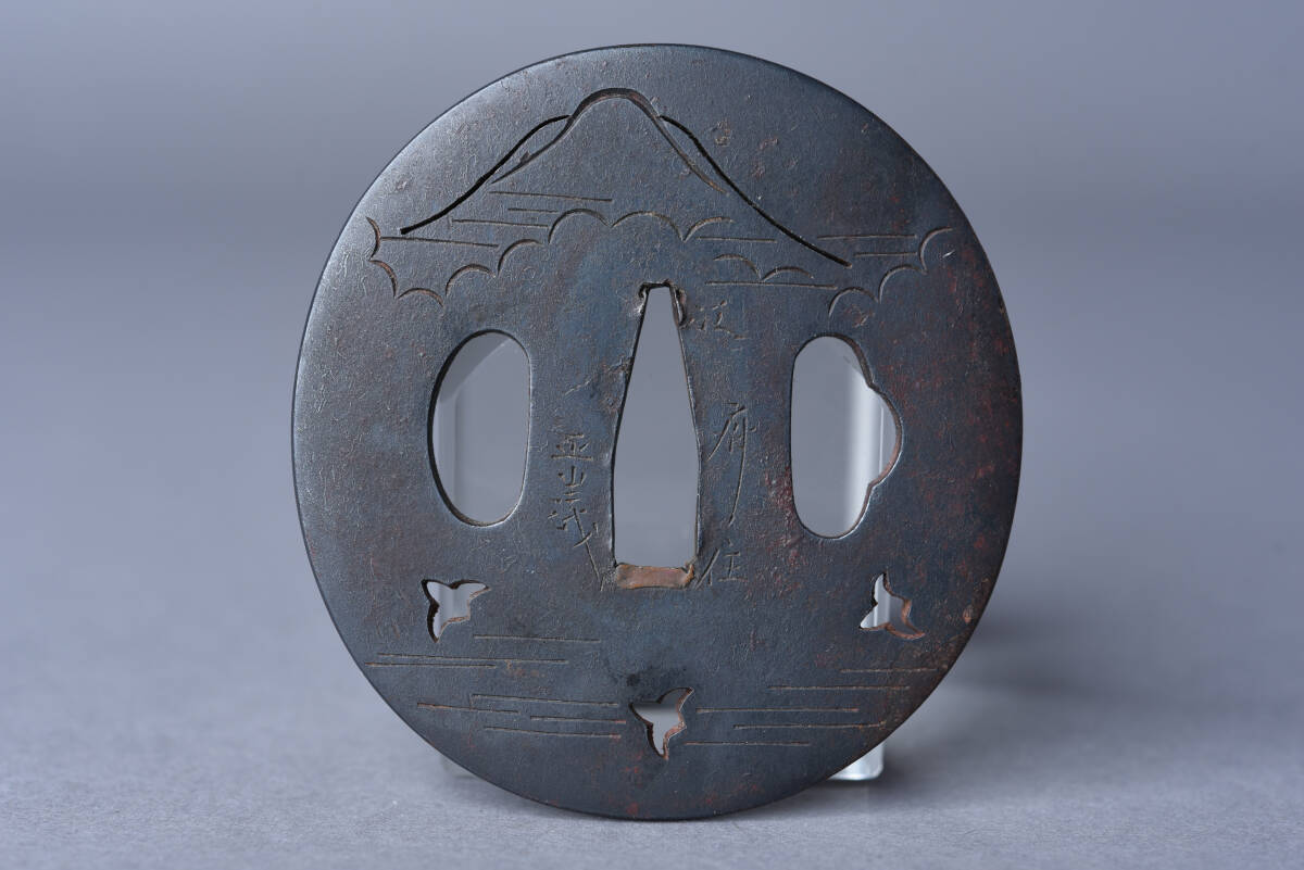 Yahoo!オークション - 【SBCB】X134 江府住正義 富士につばめ図鍔 刀装...