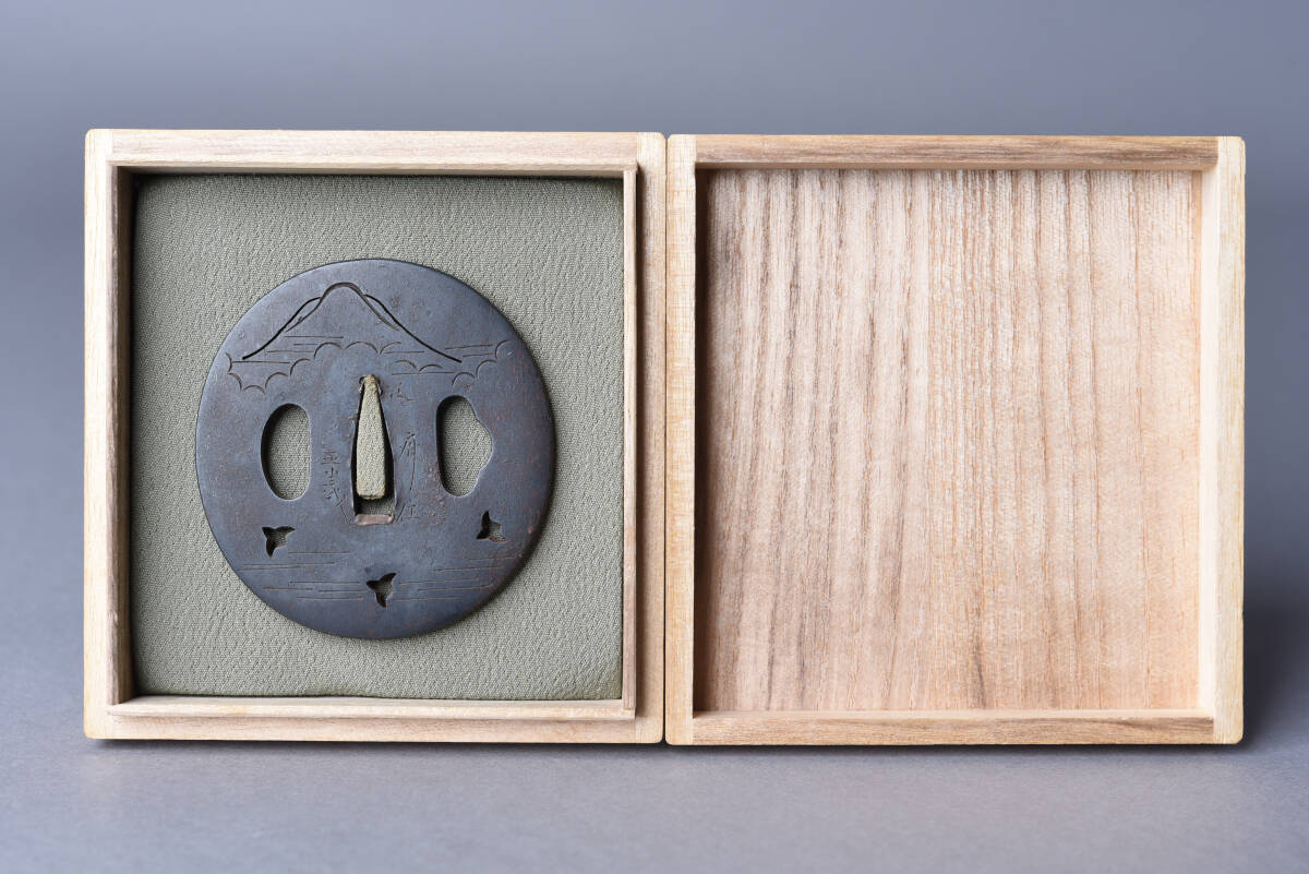 Yahoo!オークション - 【SBCB】X134 江府住正義 富士につばめ図鍔 刀装...