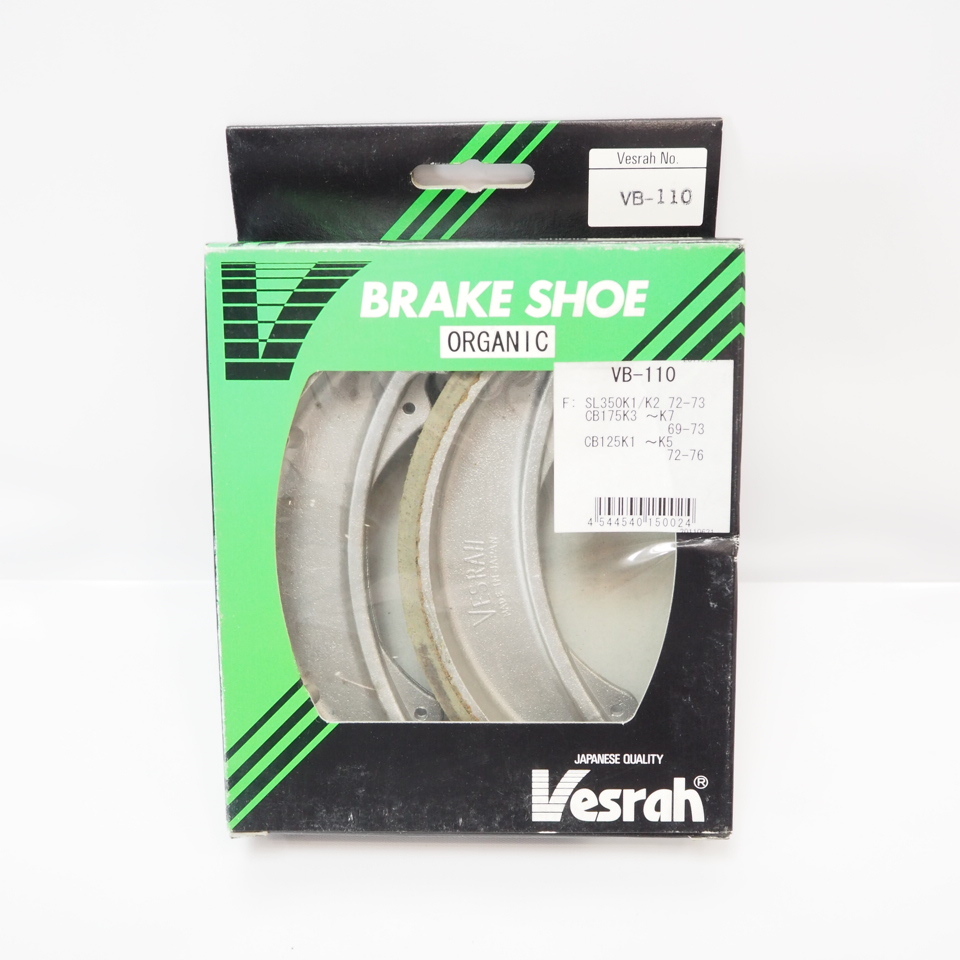 Yahoo!オークション - 未使用 ベスラ VB-110 フロント ブレーキシュー ...