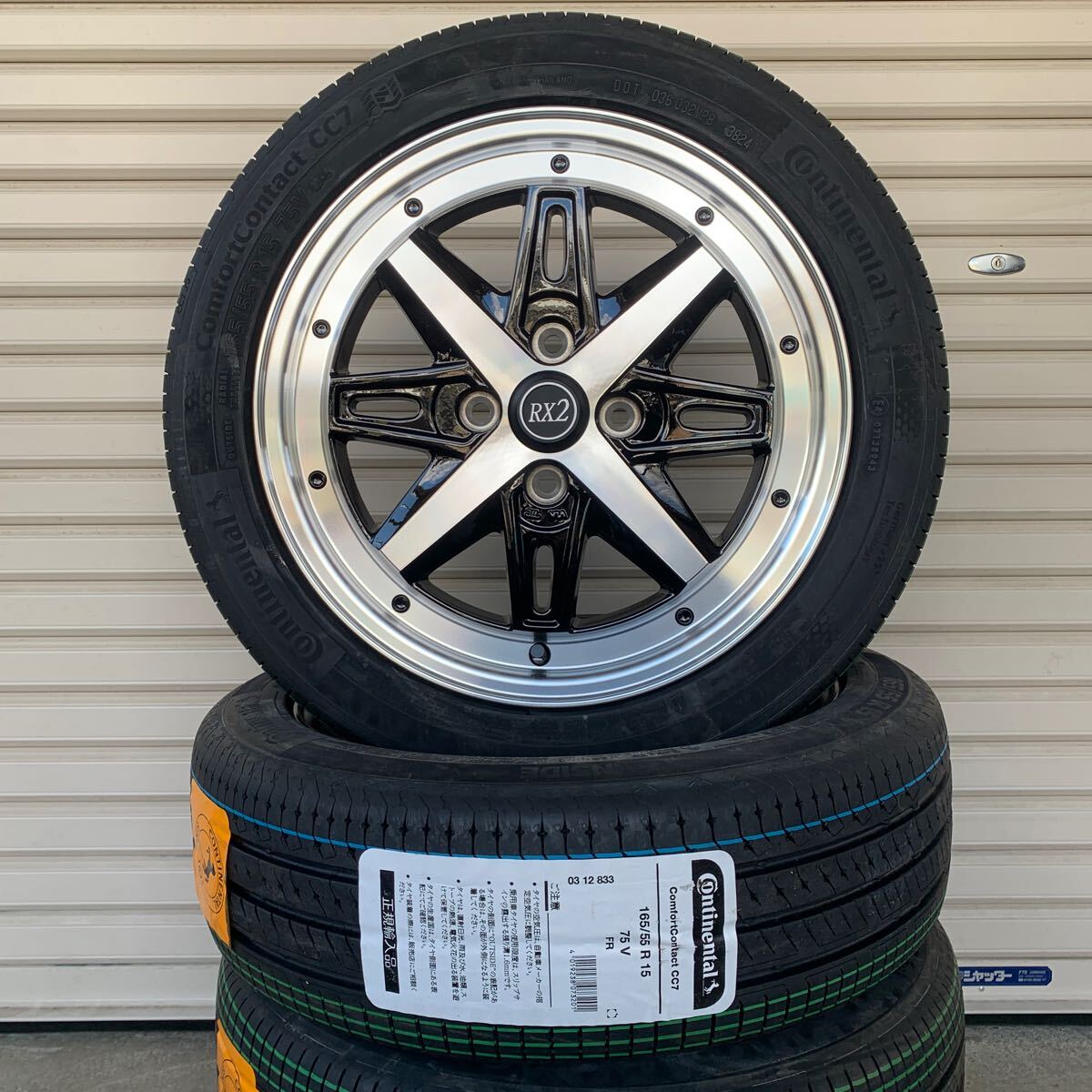 Yahoo!オークション - 【RX2】 コンチネンタルCC7 165/55R15 NBOXワゴ...