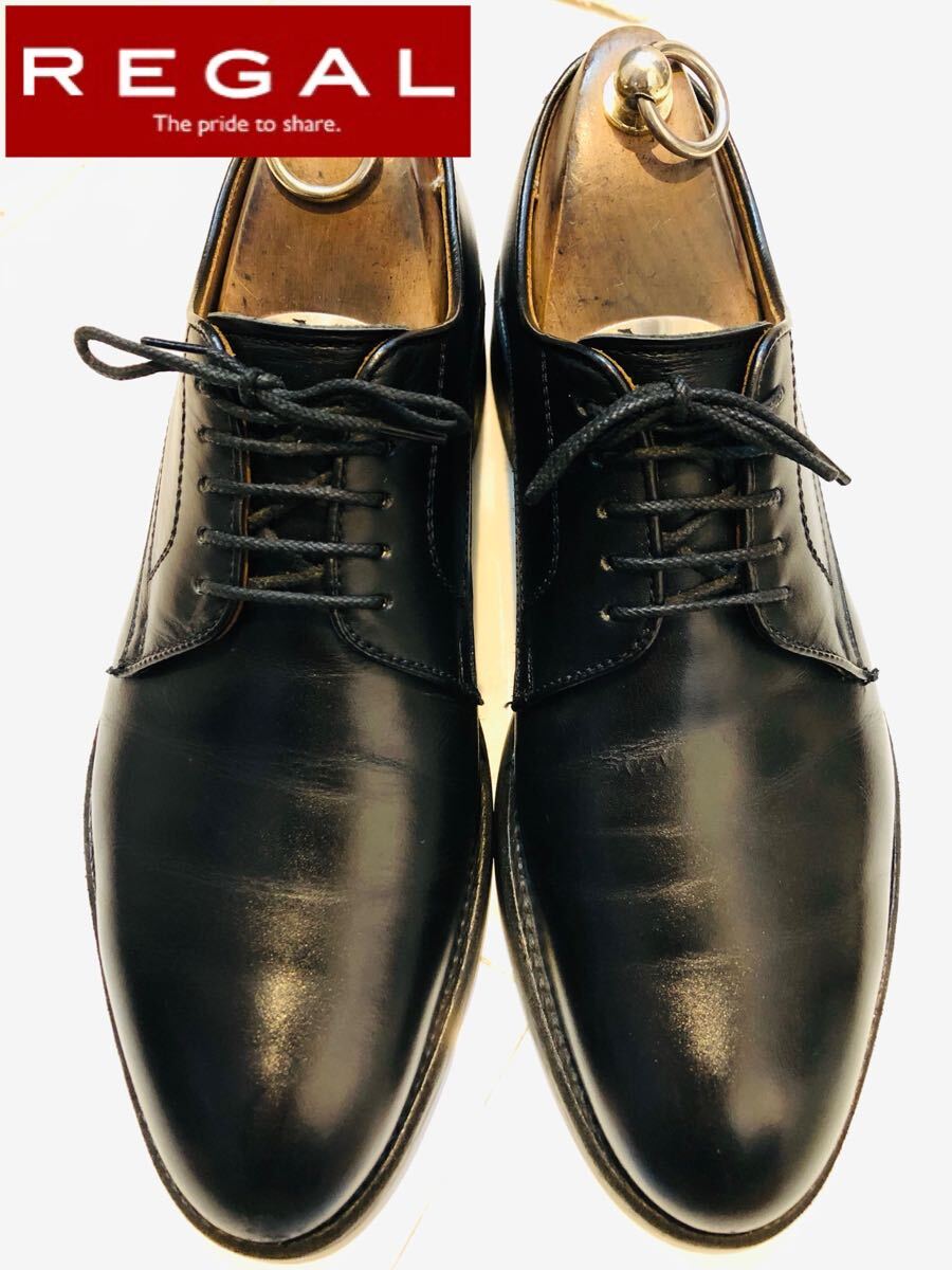 Yahoo!オークション - 美品 定価28600円 リーガル REGAL プレーントゥ...