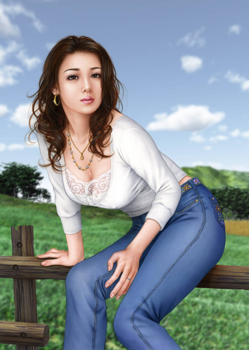 Yahoo!オークション - 妃耶八 美人画「休憩」