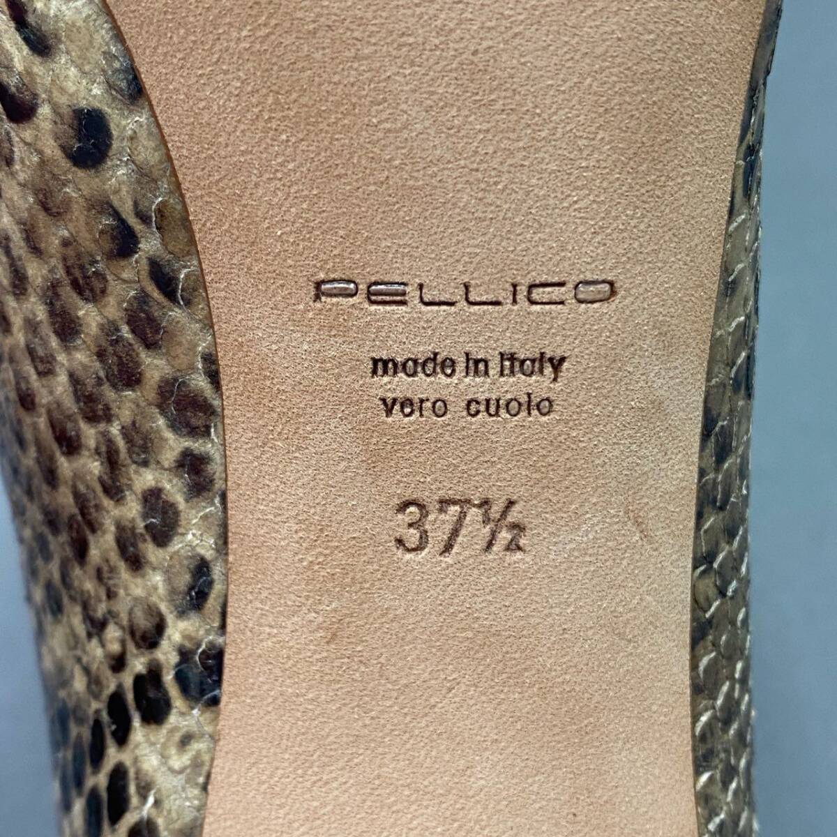 Yahoo!オークション - 7b14 《美品》 PELLICO ペリーコ パイソンレザー...