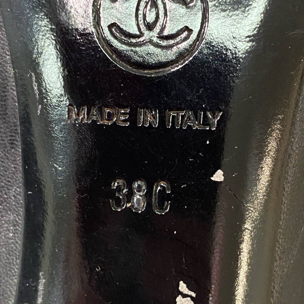 Yahoo!オークション - 7b14 CHANEL シャネル ココマーク エナメルトゥ ...