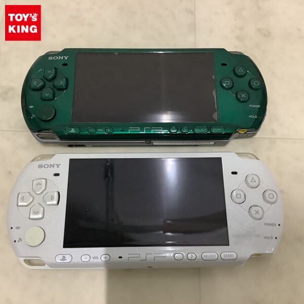 Yahoo!オークション - 1円〜 動作確認/初期化済 箱無 PSPPSP-3000スピ...