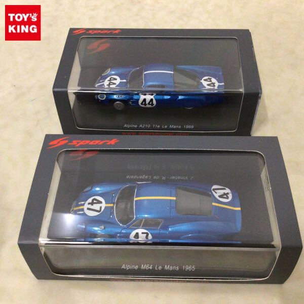 Yahoo!オークション - 1円〜 スパーク 1/43 Alpine M64 Le Mans 1965
