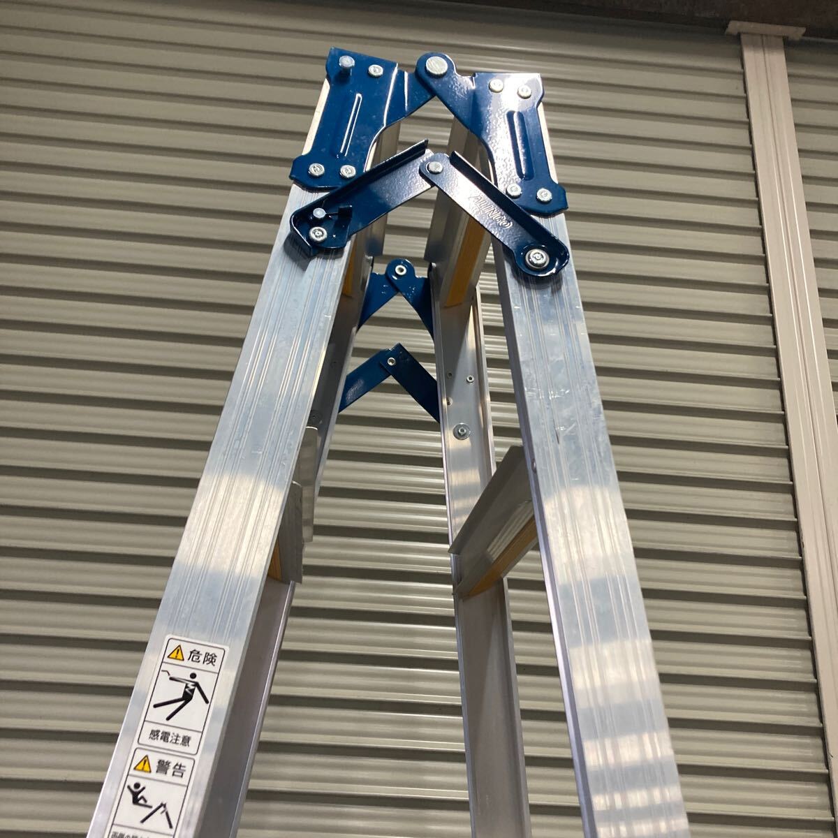 Yahoo!オークション - R-849 大阪府寝屋川市直接引取 はしご兼用脚立 A...