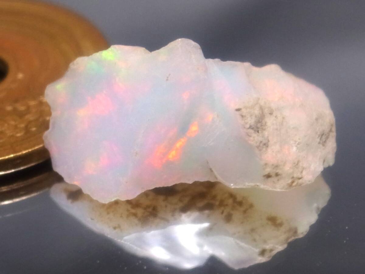 Yahoo!オークション - 4.66ct 新品・天然オパール母岩付き原石 エチオ...