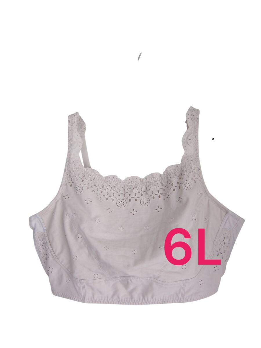 Yahoo!オークション - 送料無料 新品 【6L】 ベージュ ノンワイヤー ブ...