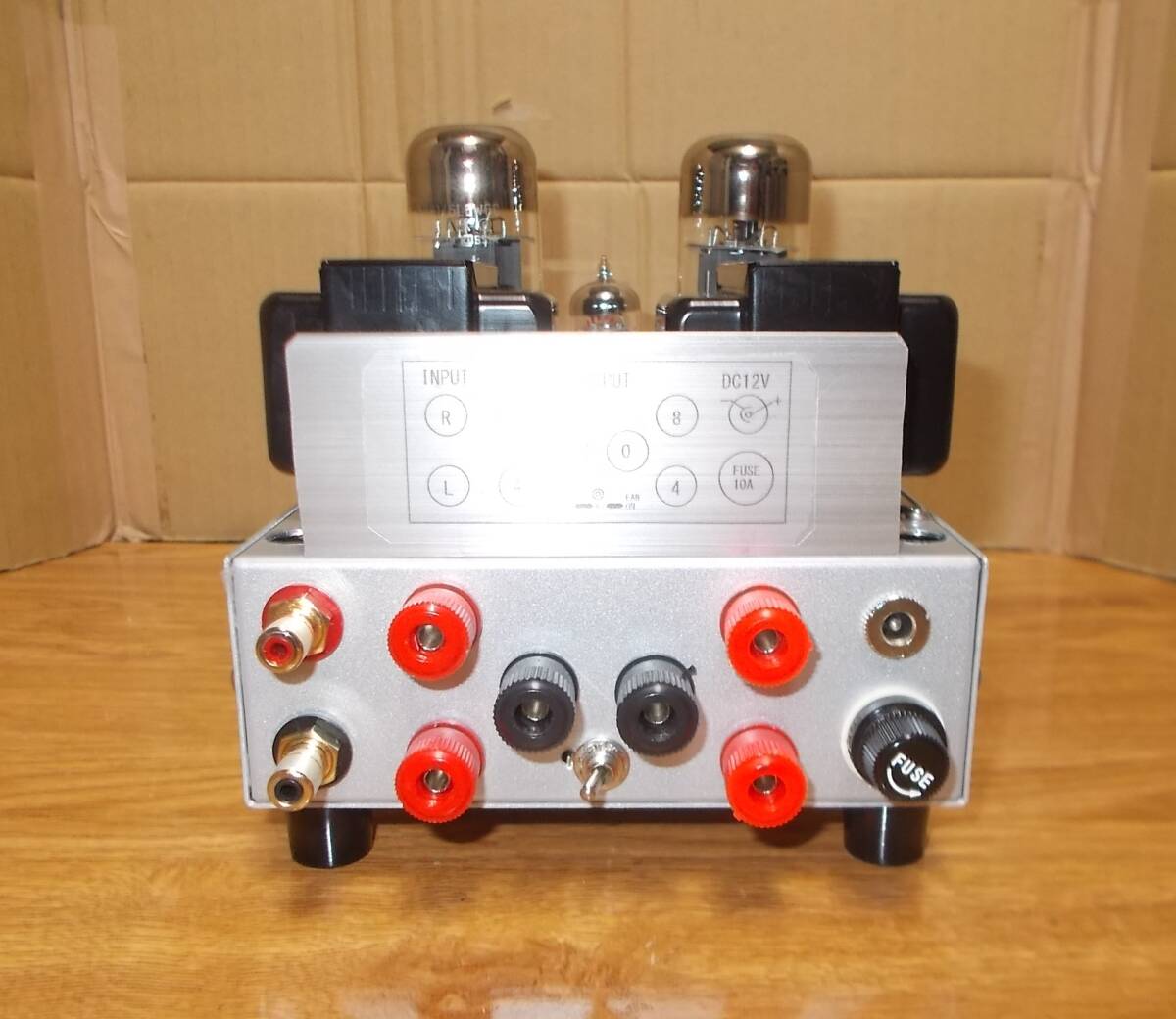 Yahoo!オークション - 6L6 3結 ステレオアンプ 12V電源 自作品 #K