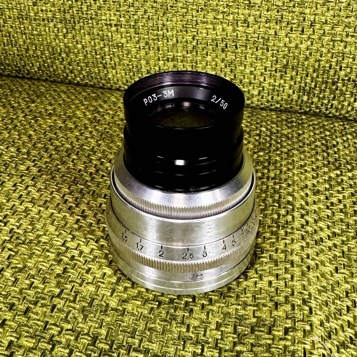 Yahoo!オークション - 【希少・美品】ロシア製シネマレンズ PO3-3M 50m...