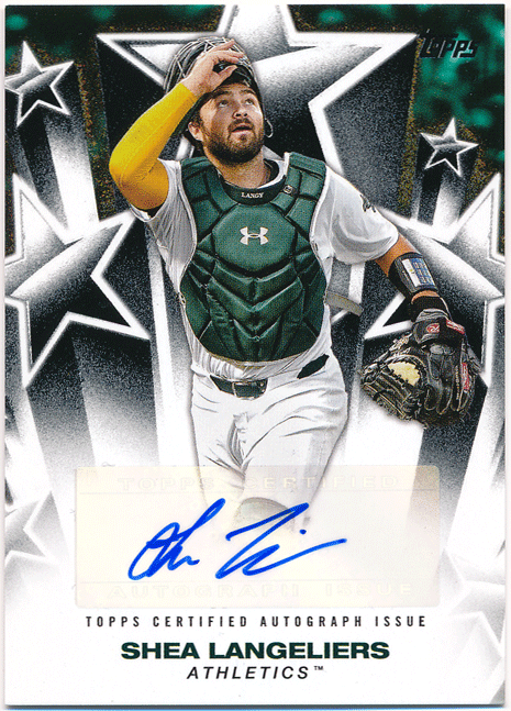 Shea Langeliers MLB 2025 Topps Series 1 Baseball Stars Autograph Signature Auto 直筆サイン オート シェイ ...