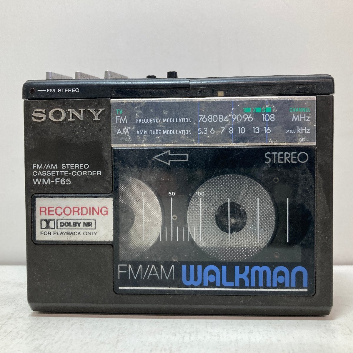 Yahoo!オークション - 【ジャンク】SONY FM/AM STEREO WALKMAN CASSETT...