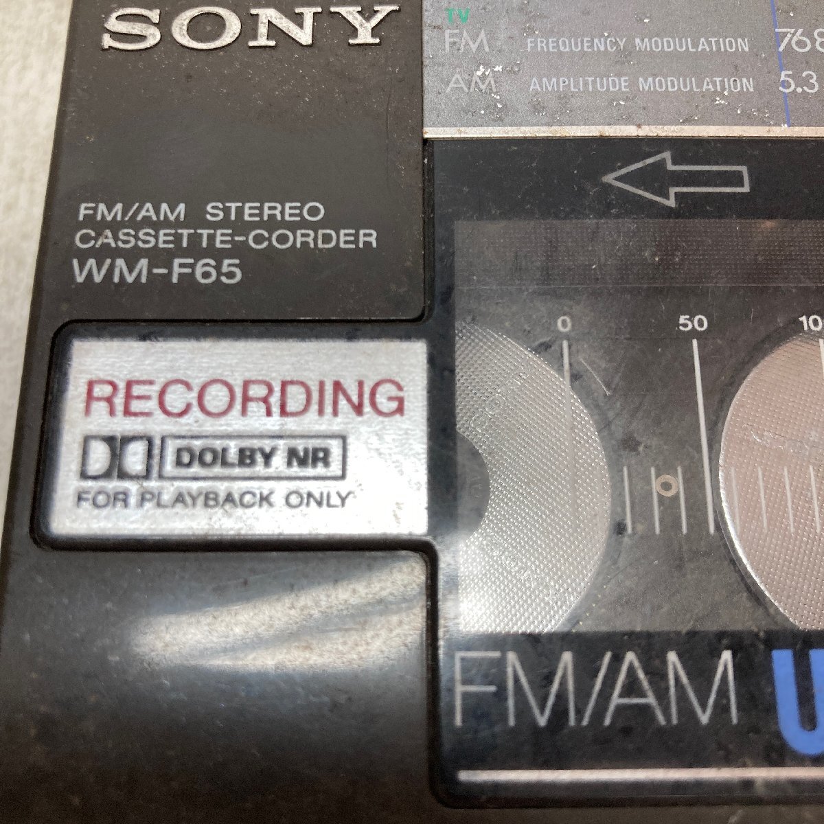 Yahoo!オークション - 【ジャンク】SONY FM/AM STEREO WALKMAN CASSETT...