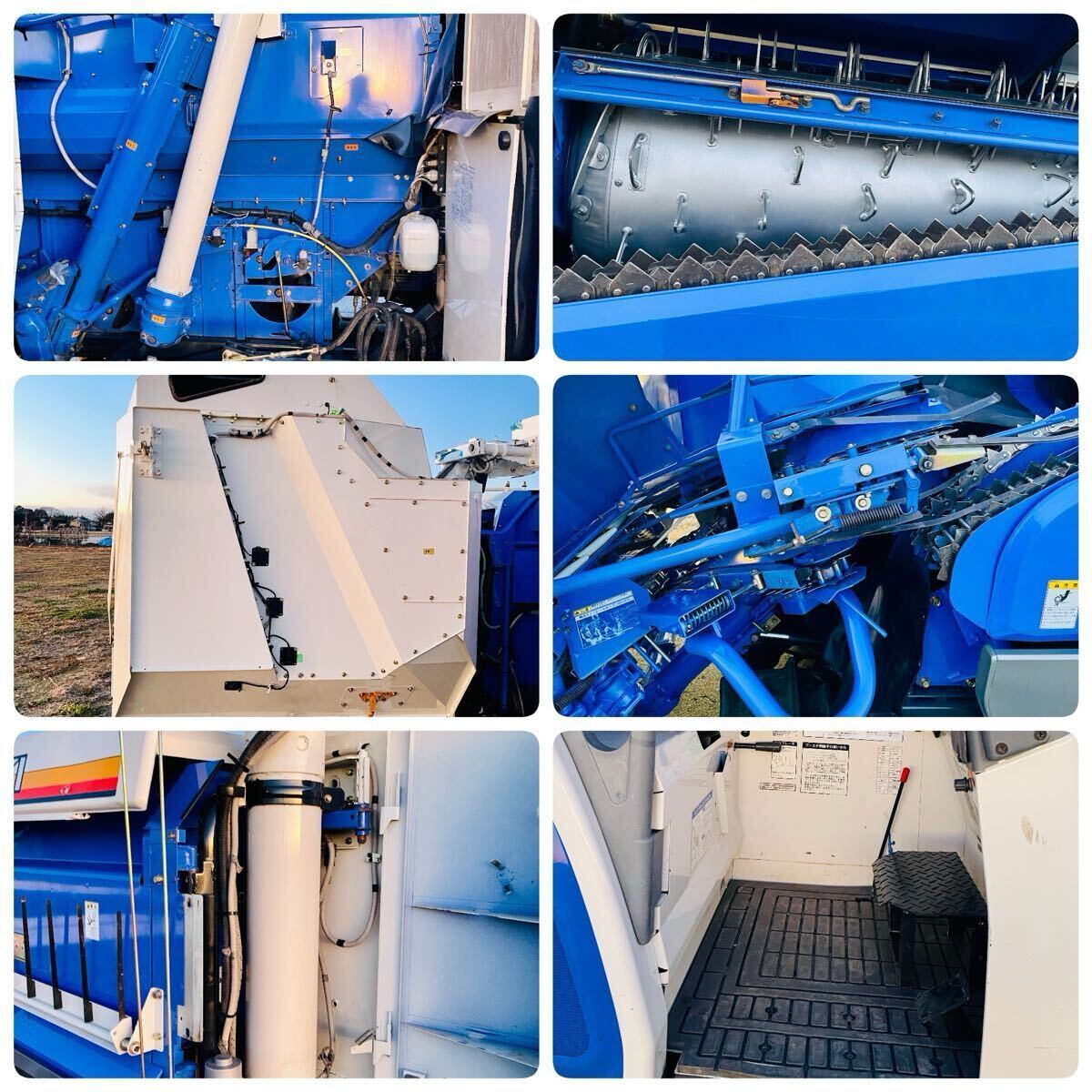 Yahoo!オークション - イセキコンバイン 570 馬力70 使用時間332H 5条...