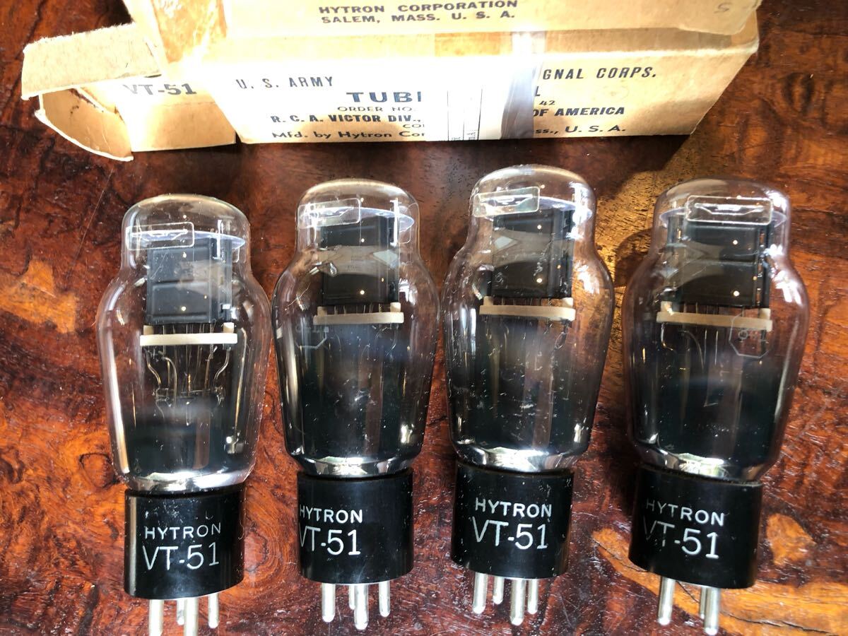 Yahoo!オークション - 佐久間アンプ 841 VT-51 NOS HYTRON U.S.ARMY 4...