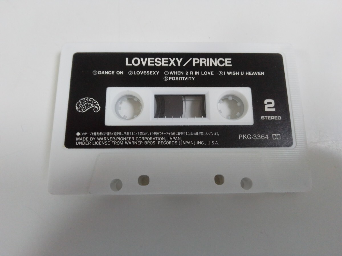 Yahoo!オークション - 【国内盤】 プリンス LOVESEXY PRINCE カセット...
