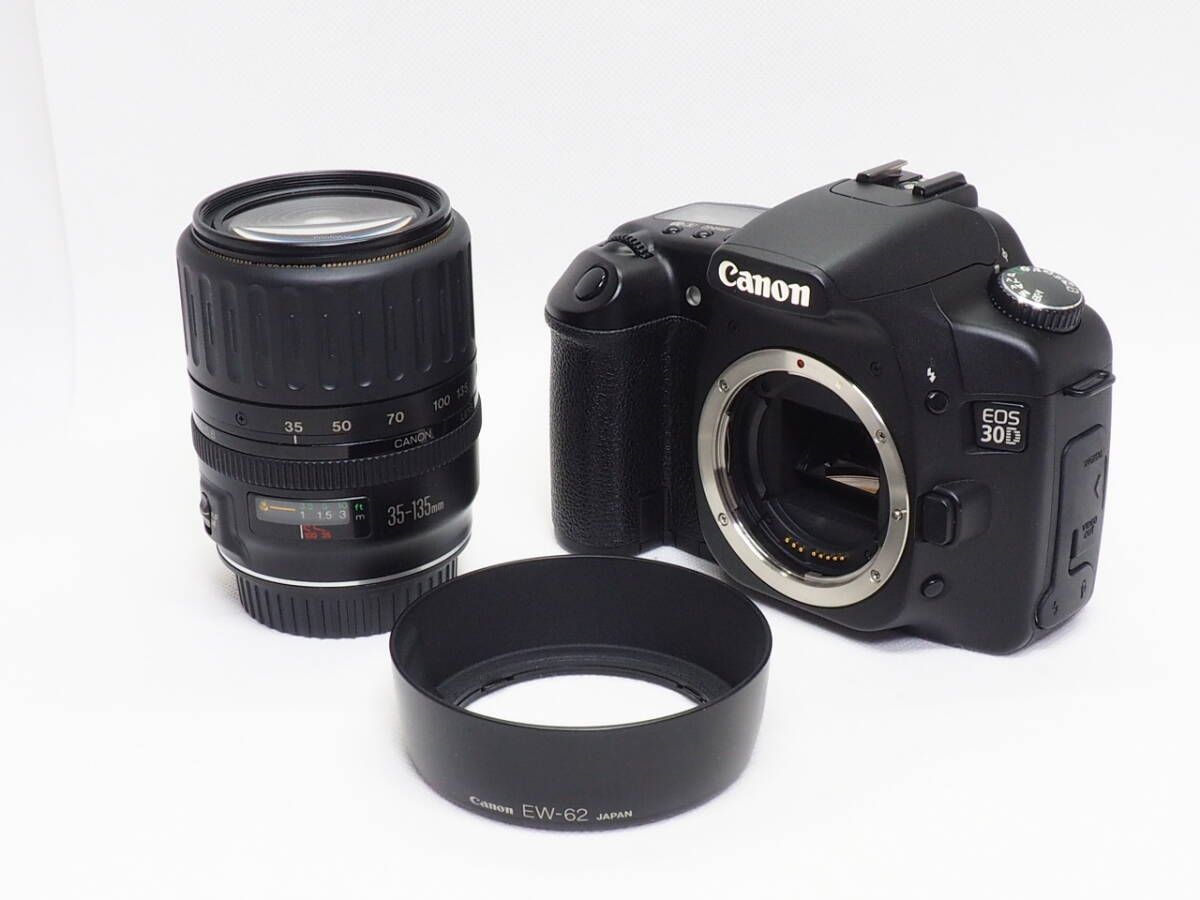 Yahoo!オークション - 美品 キャノン Canon EOS 30D 35-135 レンズセ...