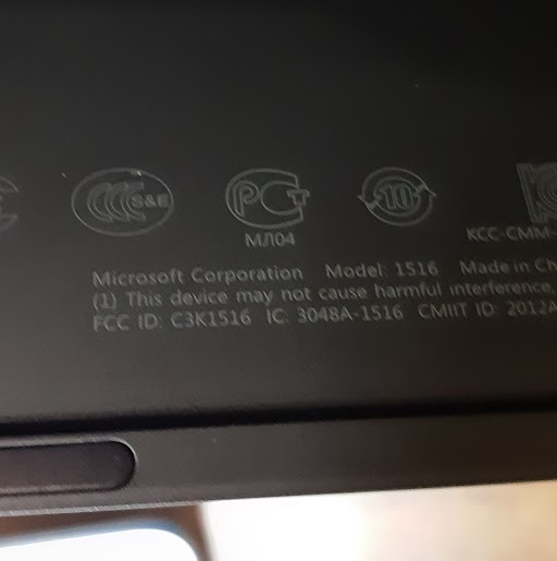 Yahoo!オークション - L0220-06 タブレットPC Microsoft Surface Model...