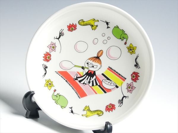 Yahoo!オークション - k648 ARABIA アラビア ムーミン キッズ プレート...