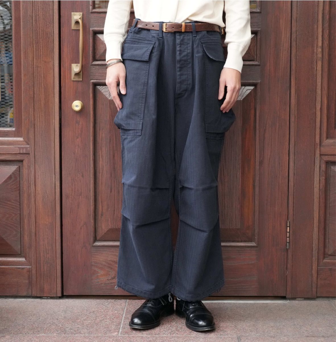 HERILL へリル25SS M43 HBT pants Navy サイズ1|Yahoo!フリマ HERILL へリル25SS M43 HBT pants Navy サイズ1|Yahoo!フリマ
