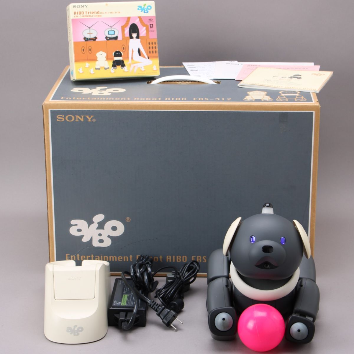 Yahoo!オークション - 美品 SONY aibo ERS-312 犬型ロボット アイボ グ...