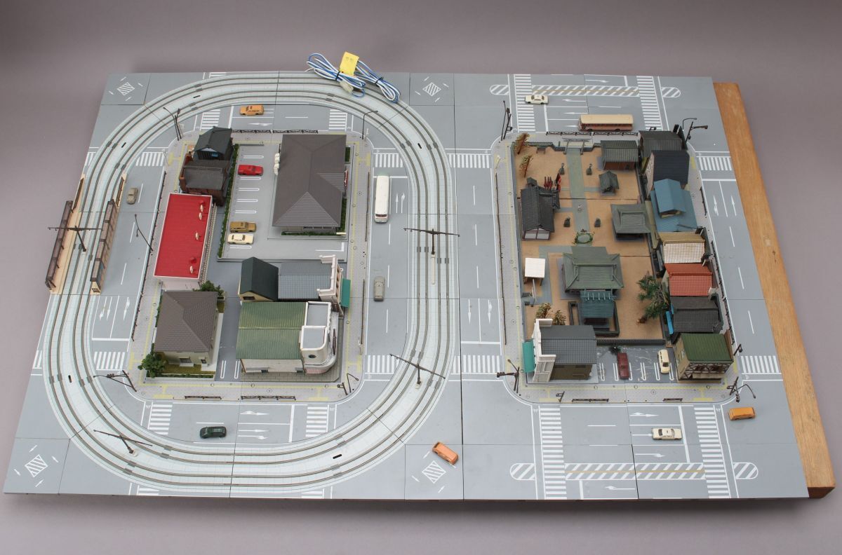 Yahoo!オークション - Nゲージ 路面電車 レイアウト 複線 約90cm×62cm...