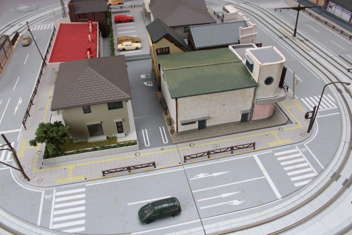 Yahoo!オークション - Nゲージ 路面電車 レイアウト 複線 約90cm×62cm...