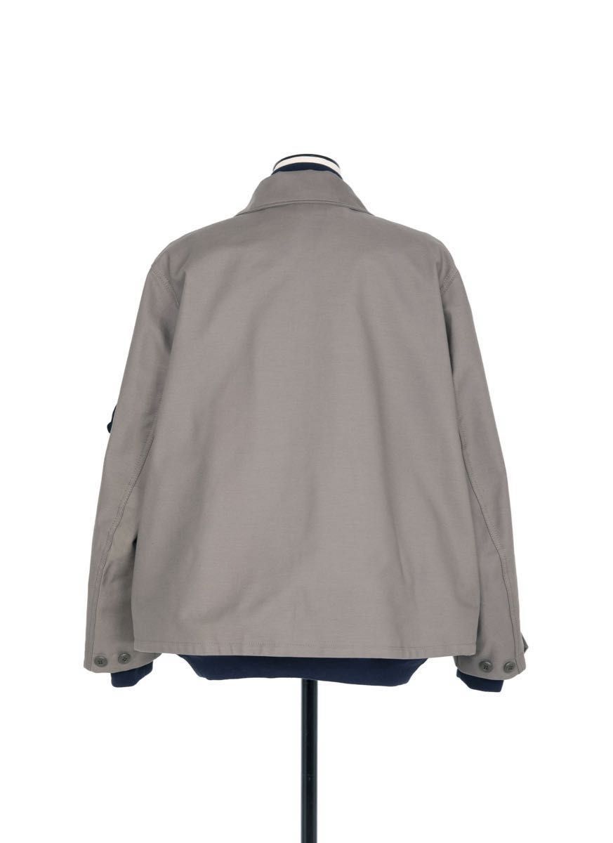 20日まで】sacai WTAPS Cotton Back Satin Jacket サイズ3 新品 20日まで】sacai WTAPS Cotton Back Satin Jacket サイズ3 新品