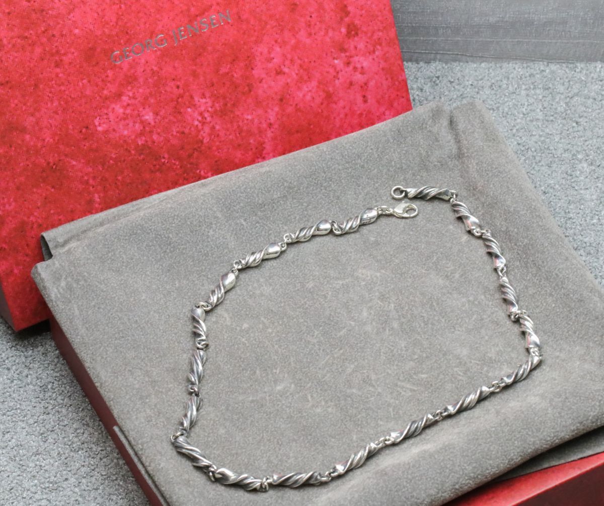 Yahoo!オークション - 極美品 ジョージ ジェンセン 387 ツイスト ネッ...