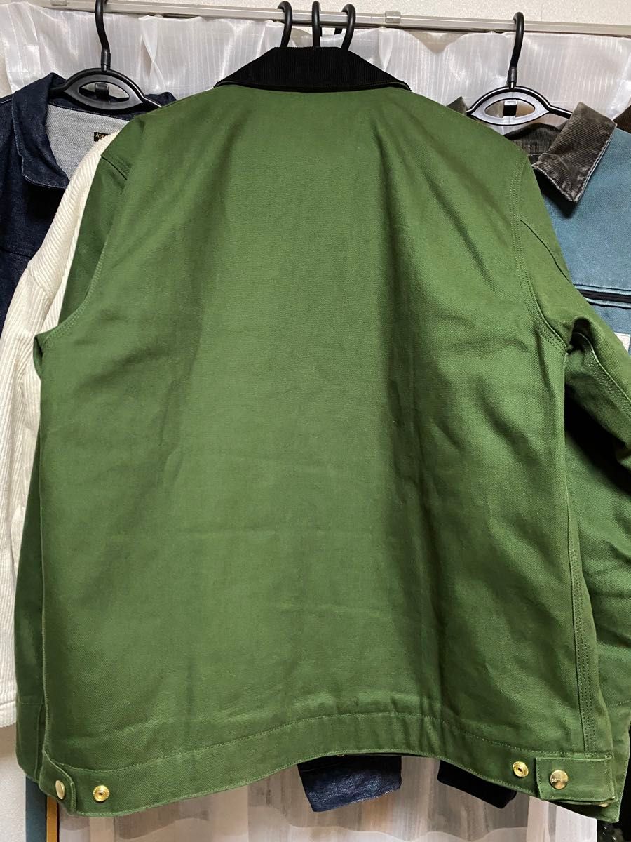 カーハート carhartt wip デトロイトジャケット グリーン m カーハート carhartt wip デトロイトジャケット グリーン m