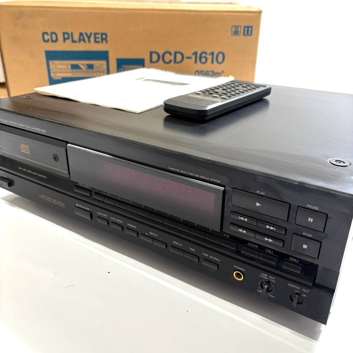 Yahoo!オークション - 1000円～【通電確認済み】DENON デノン DCD-1610...