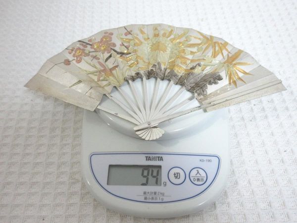 Yahoo!オークション - 扇 純銀 紫陽花 94g 【M250221】(P)