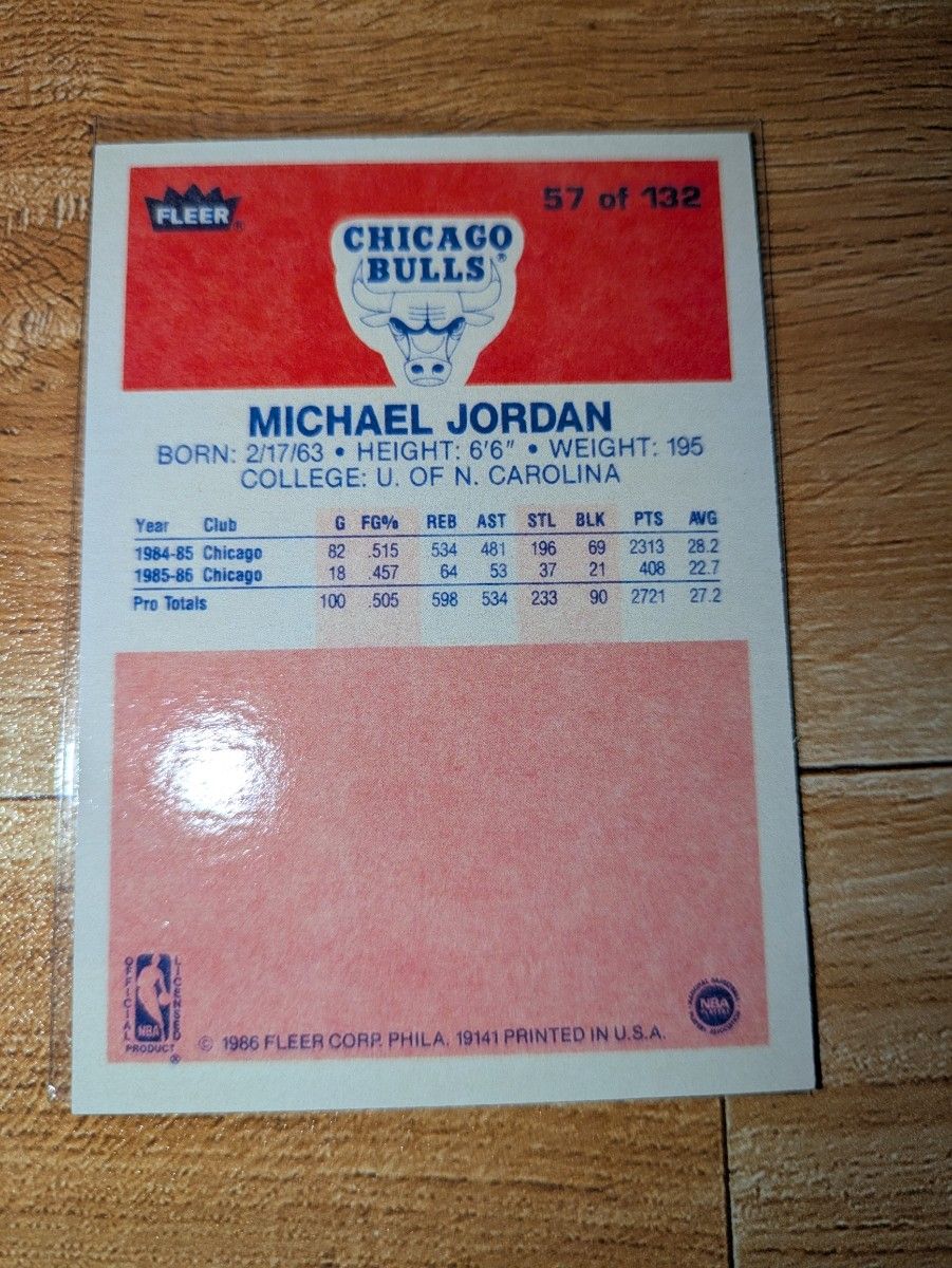 昔のカード NBA 【MICHAEL JORDAN(マイケル・ジョーダン 昔のカード NBA 【MICHAEL JORDAN(マイケル・ジョーダン