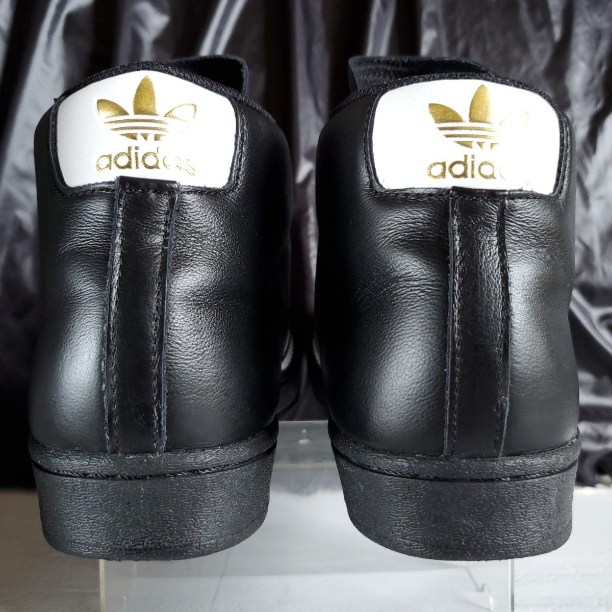 美品 2024年製 adidas 金ベロ プロモデル ADV ブラック 黒 SUPER 美品 2024年製 adidas 金ベロ プロモデル ADV ブラック 黒 SUPER