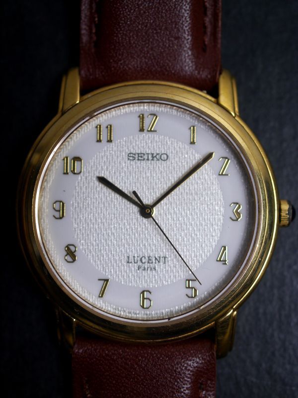 Yahoo!オークション - セイコー SEIKO ルーセント LUCENT クォーツ 3針...