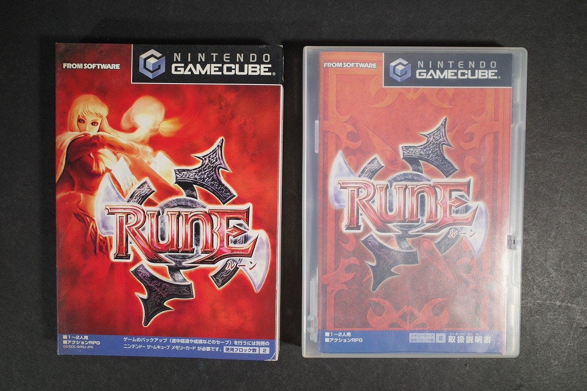 Yahoo!オークション - GC RUNE ルーン ゲームキューブ フロム・ソフト...